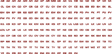 Basestar Font Information and Type Samples