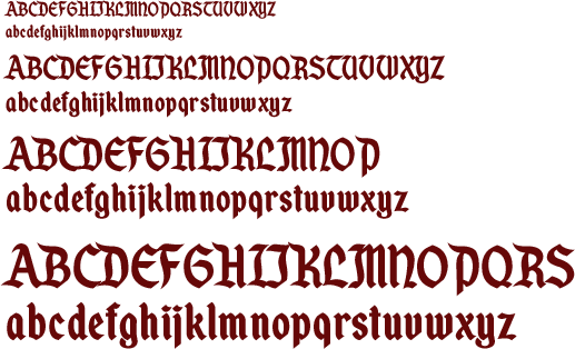 Kingdom Font Information and Type Samples