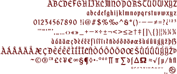 Kingdom Font Information and Type Samples